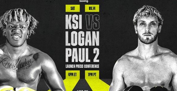 Watch KSI vs. Logan Paul 2 Launch Press Conference Live Stream Video
